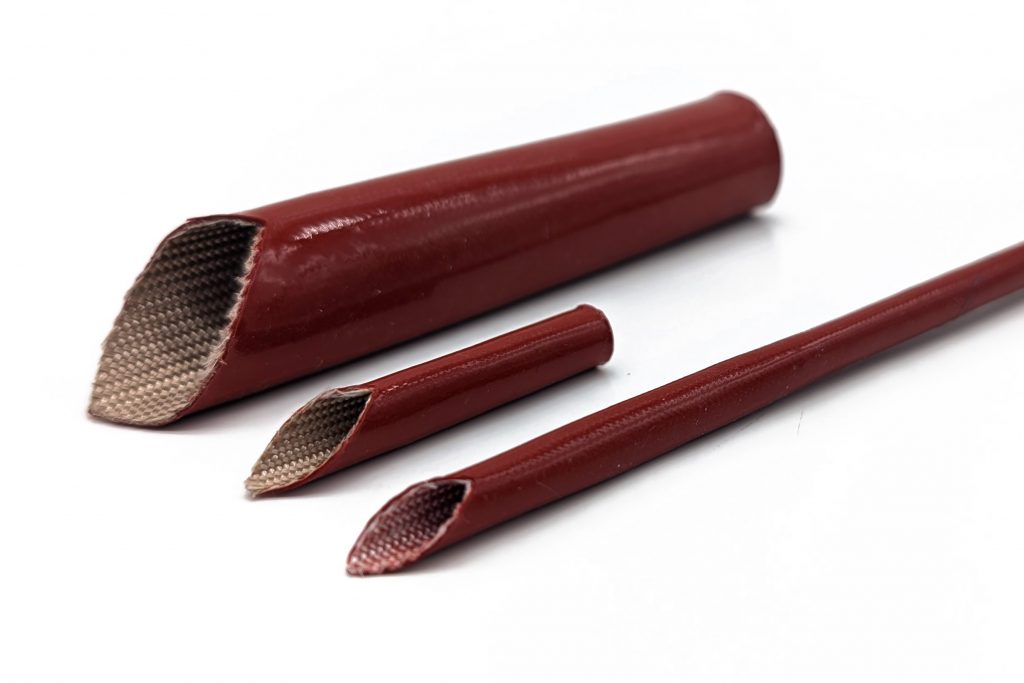 Gaine Tressée Fibre De Verre Enduction Silicone | STN Tressage