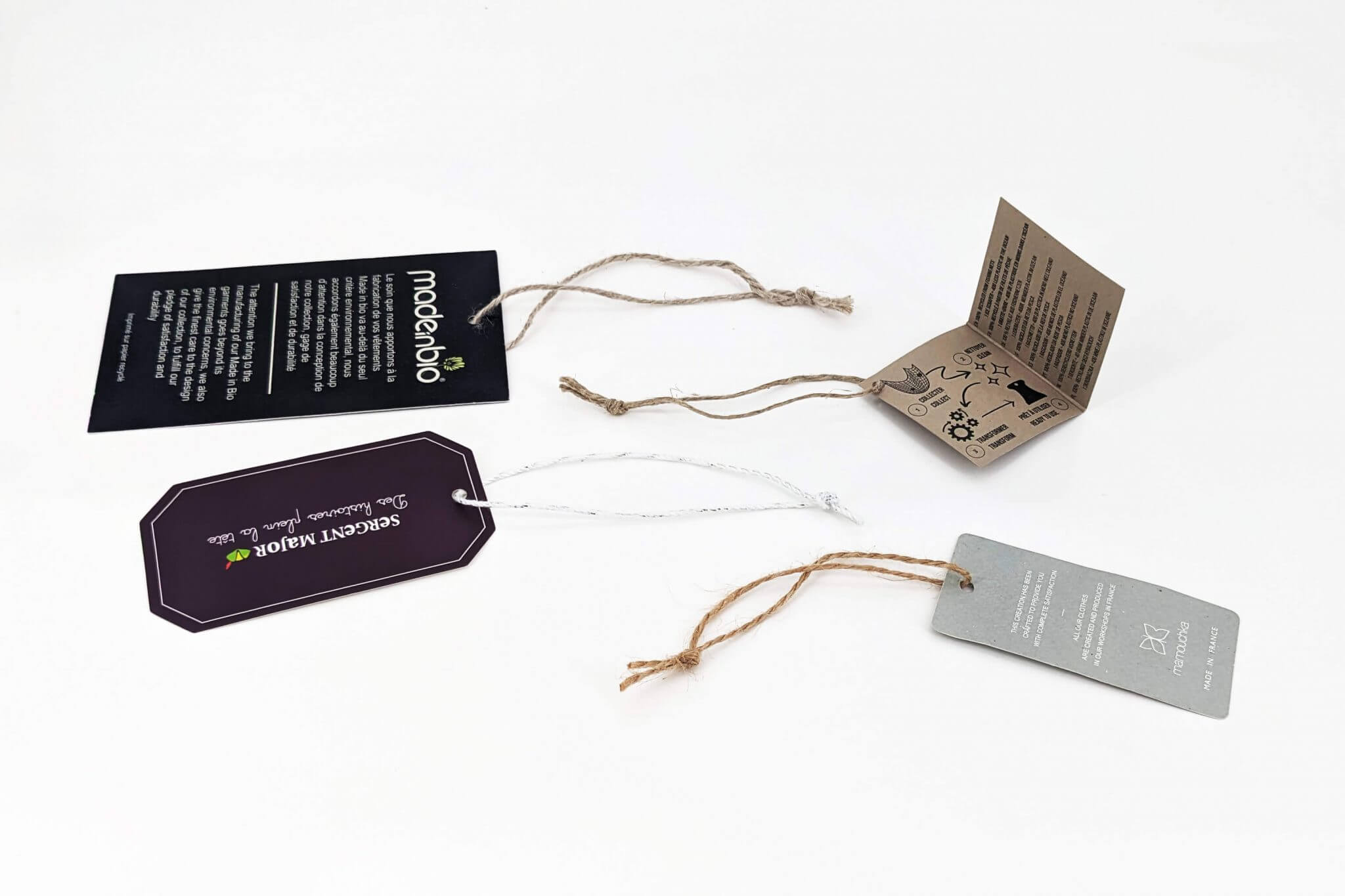 Hang Tag Sur Mesure & Étiquette Volante : Finition Cordon